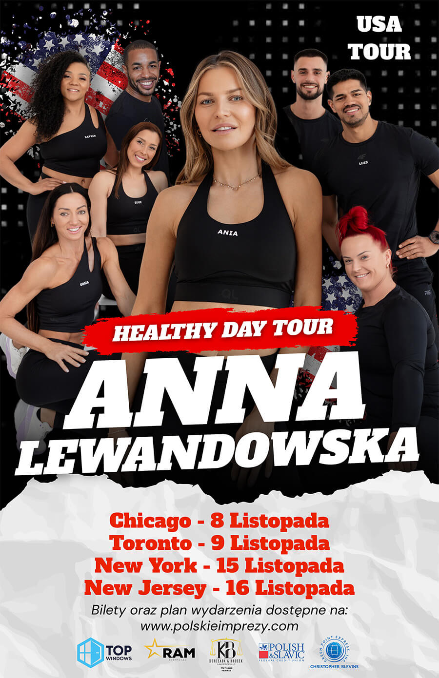 Healthy Day with Anna Lewandowska | USA & Kanada Tour 2025